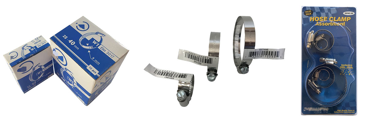 China SAE J1508 Perforated W5 SS316 Stainless Steel American Type Worm Gear Marine Hose Clamps ...
